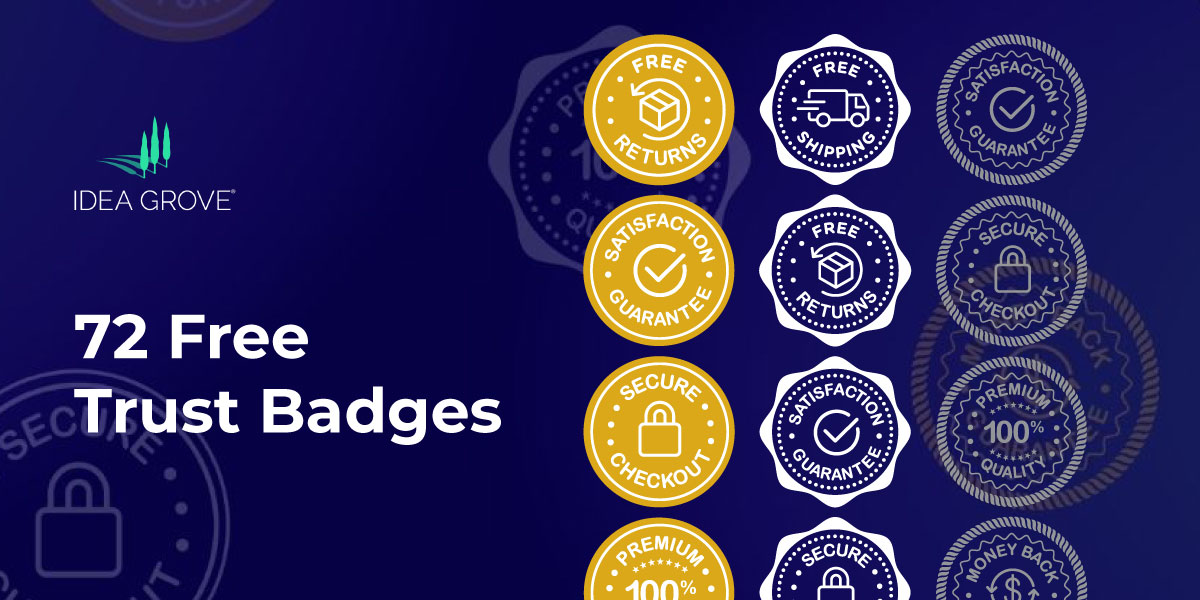 72 Free Trust Badges for E-Commerce Websites | Idea Grove